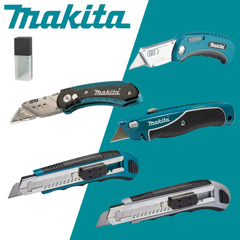 MAKITA-Retractable-Utility-Knife-Quick-Change-Folding-with-Safety-Lock ...