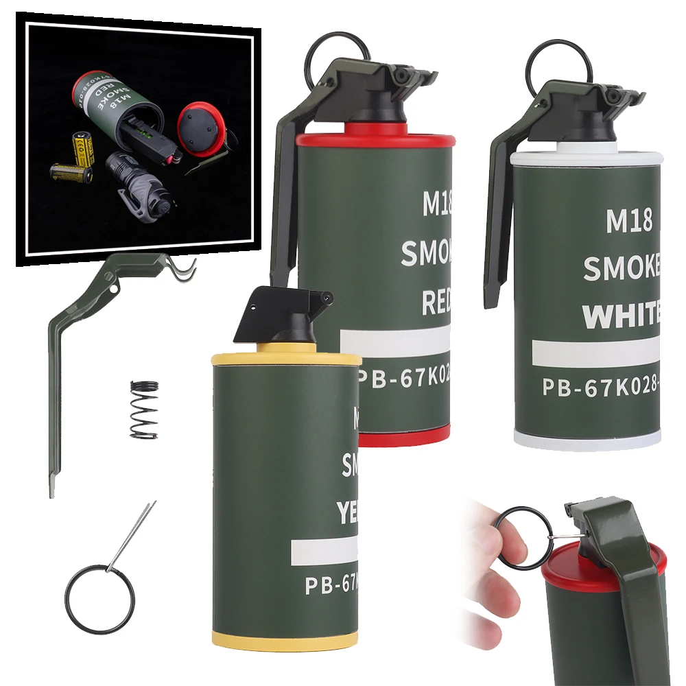Handheld-M18-Smoke-Bomb-Dummy-Model-Army-Fan-Static-Grenade-Model ...