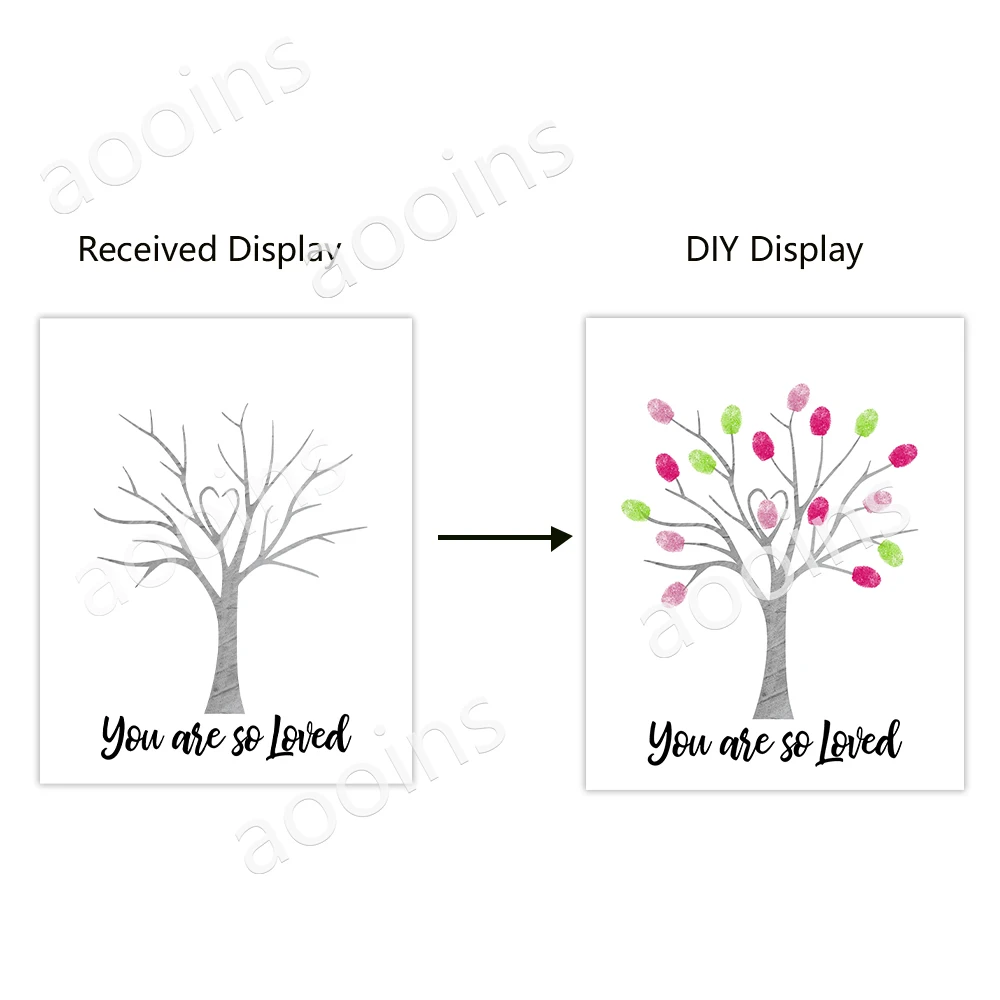 Fingerprint Tree Template For Teacher