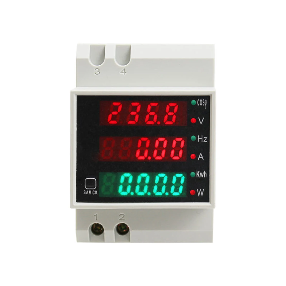 D52-2058-Digital-Display-AC-Voltage-Current-Power-Meter-Frequency-Meter ...