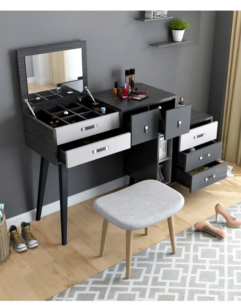 YQ-JENMW-Modern-Minimalist-Net-Red-Ins-Wind-Princess-Dressing-Table ...