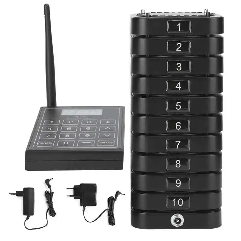 SU-669S-Restaurant-Pager-Wireless-Paging-System-10-Channels-Restaurant ...