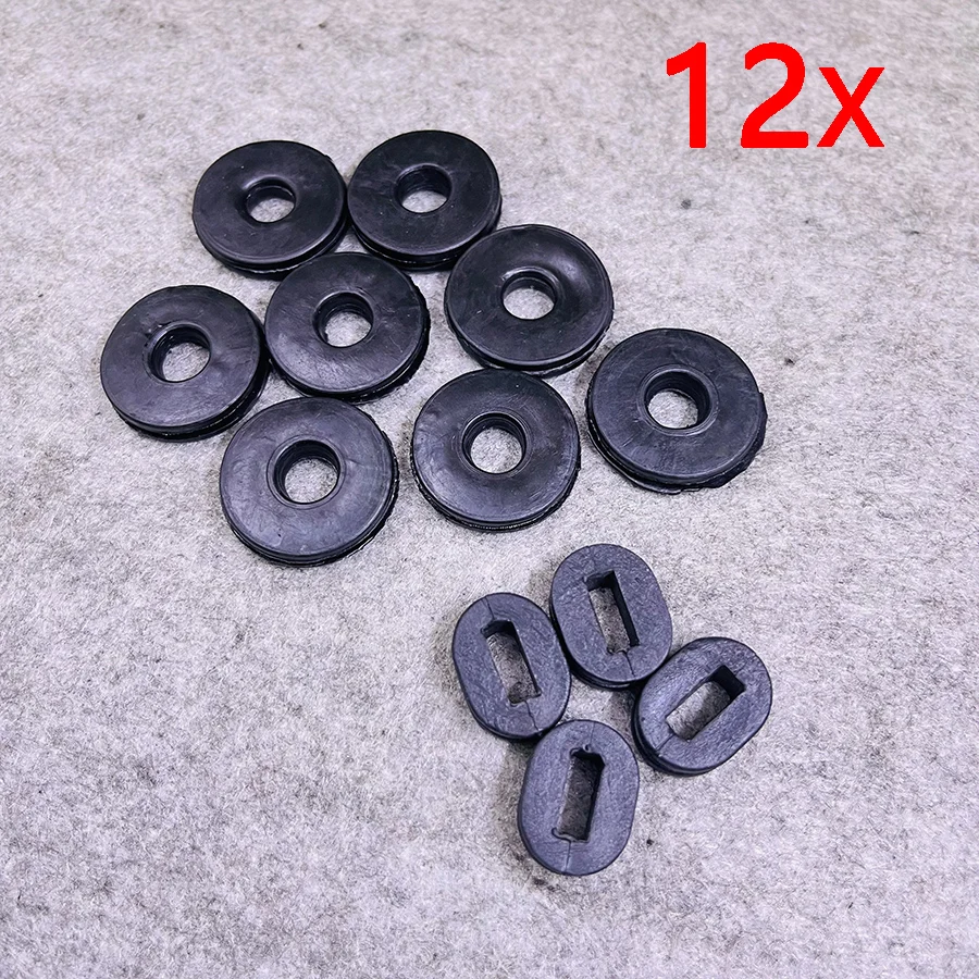1-Set-Motorcycle-Plastic-Side-Cover-Rubber-Seal-Motorbike-Grommet-Pads ...