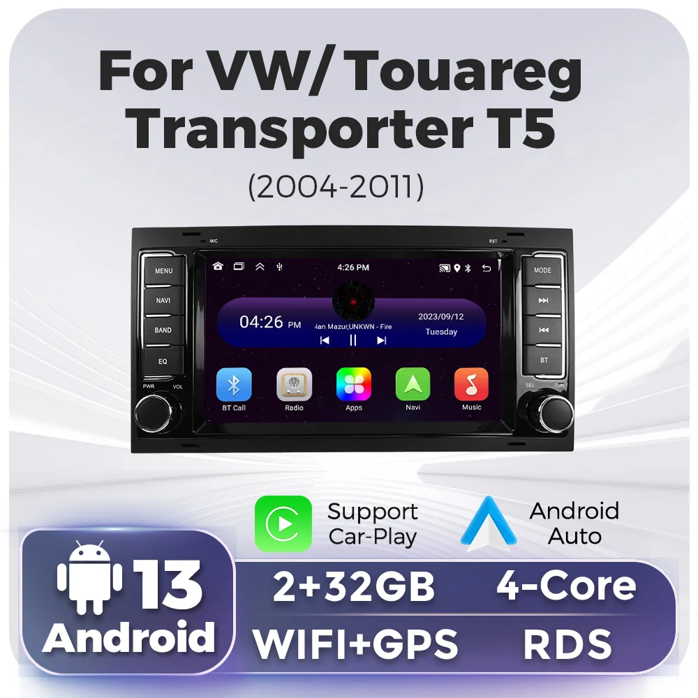 MEKEDE-7-Radio-for-VW-Volkswagen-Touareg-2004-2011-Transporter-Android ...