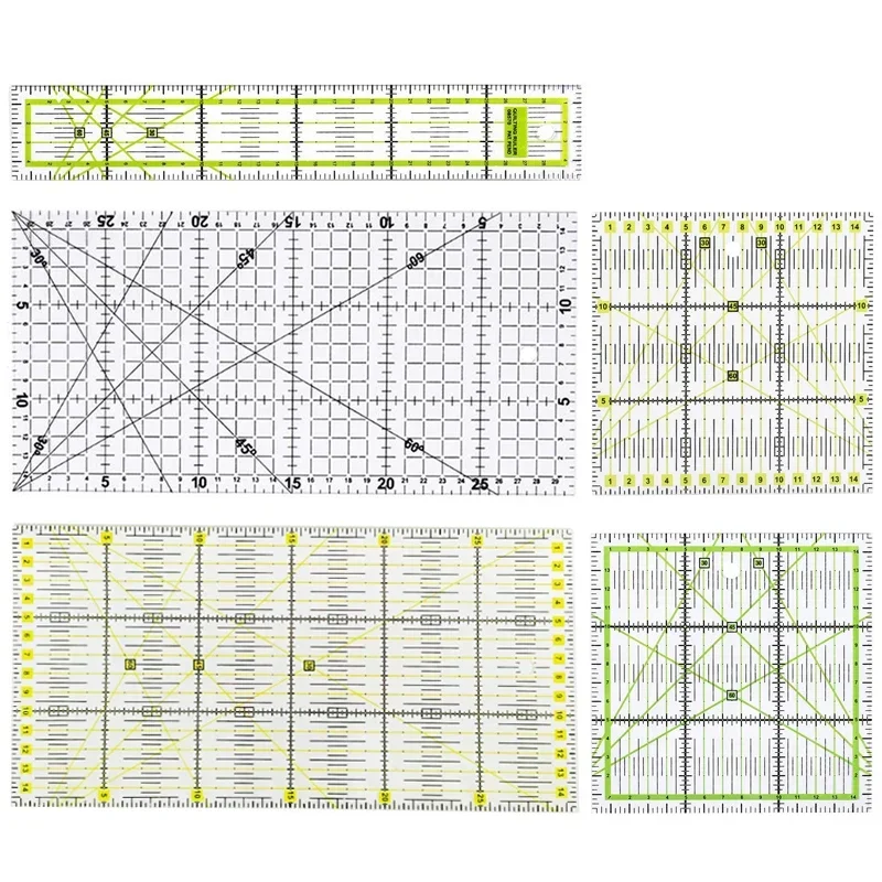 1pc-Patchwork-Ruler-Quilting-Tools-Sewing-Patchwork-Rulers-Fabric-Cloth ...