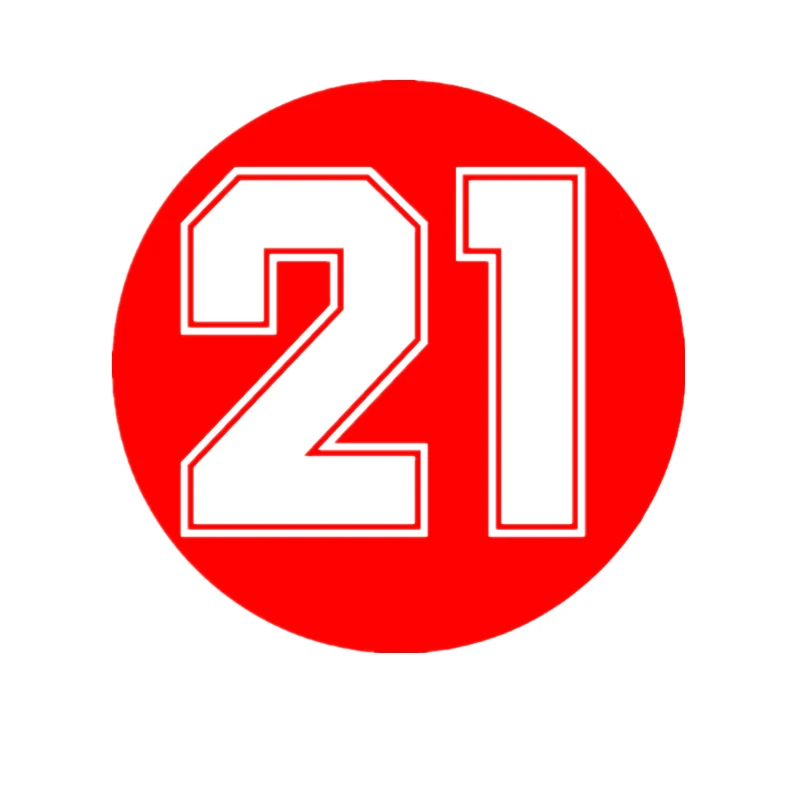 Red Number 21