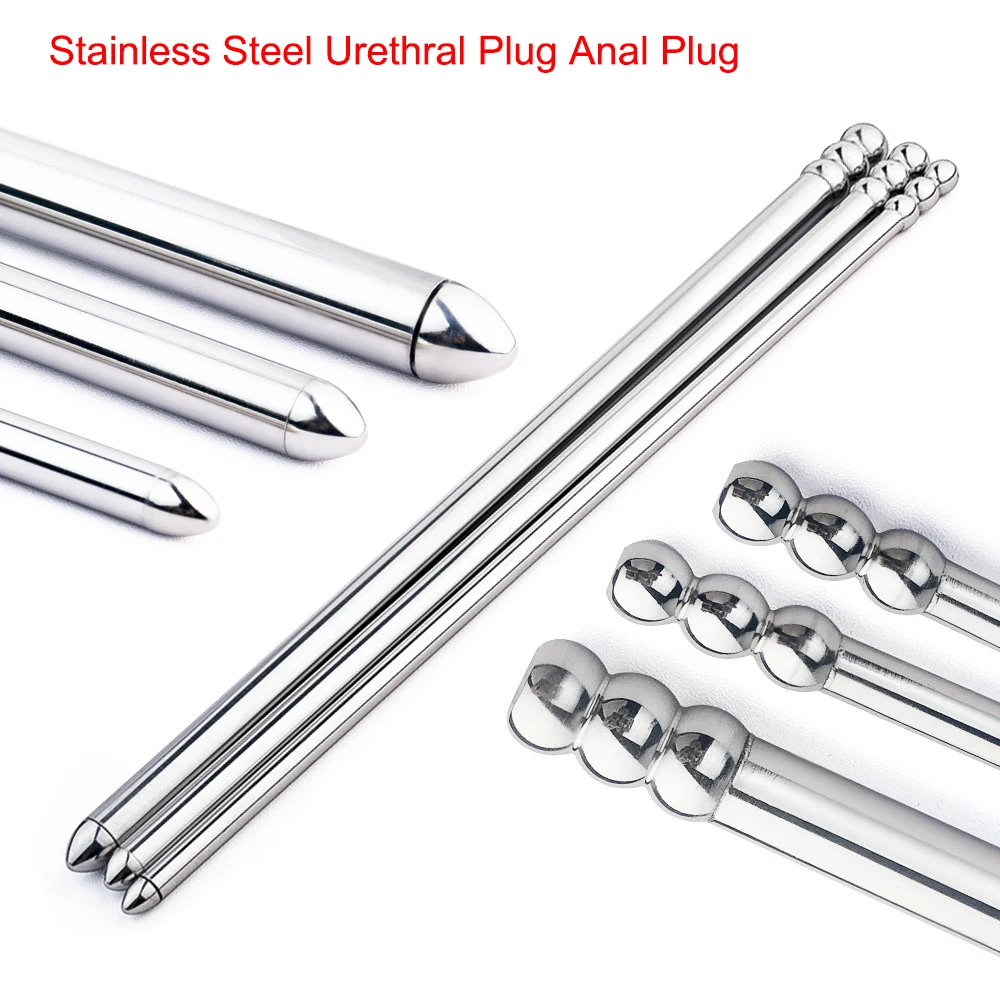 Stainless Steel Urethral Plug Stimulator Anal Probe Insertion Penis ...