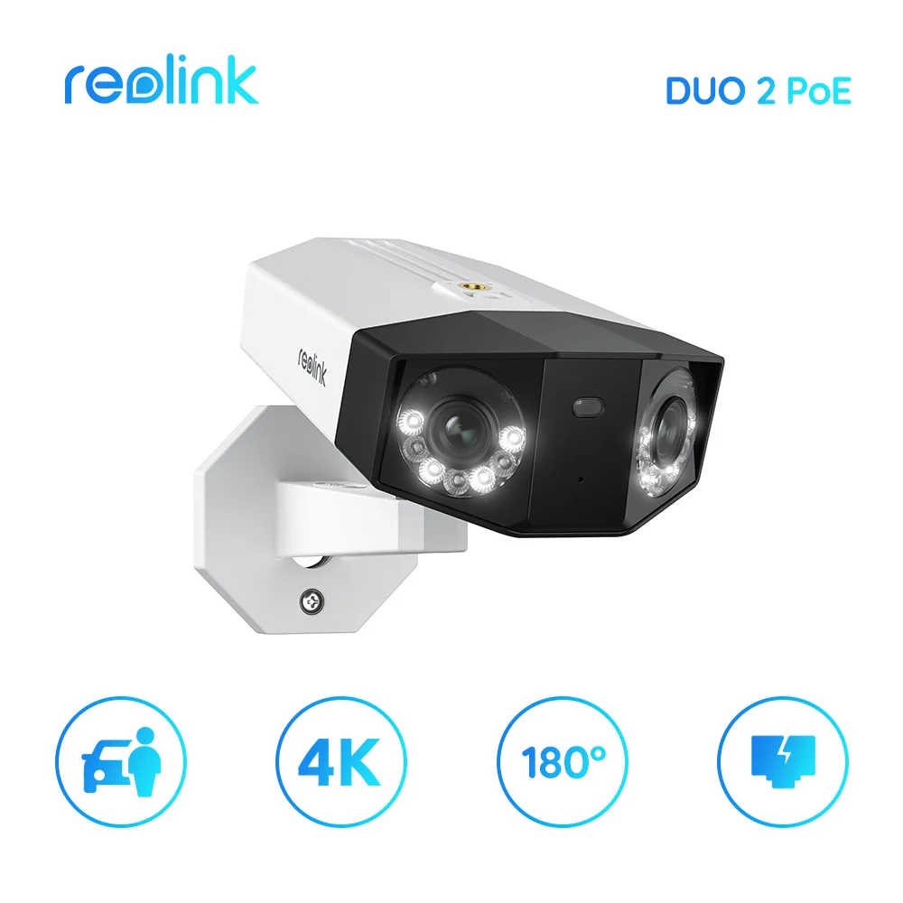 Reolink-Duo-2-poe-camera-4k-Dual-Lens-wide-view-Human-Car-Pet-Detect ...