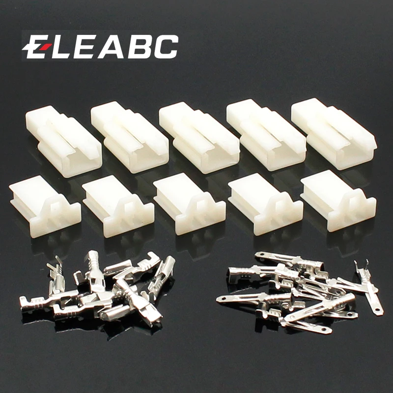 5set-lot-2-8mm-2-pin-Automotive-2-8-Electrical-wire-Connector-Male ...