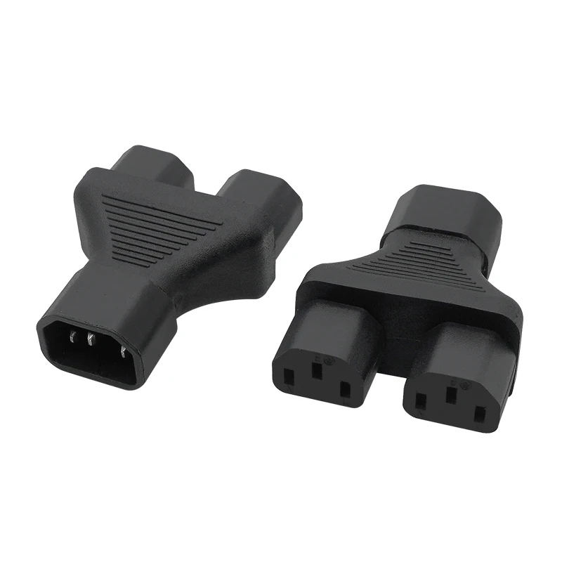 NEW-IEC320-C14-Male-to-Double-C13-Female-Y-Type-Splitter-Extension ...