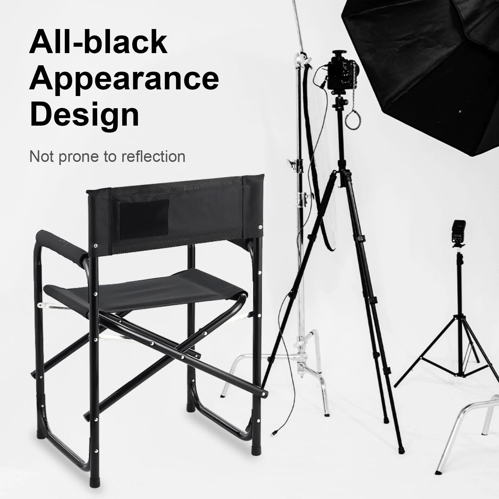 Selens-Multipurpose-Foldable-Portable-Stainless-steel-Director-Stool ...