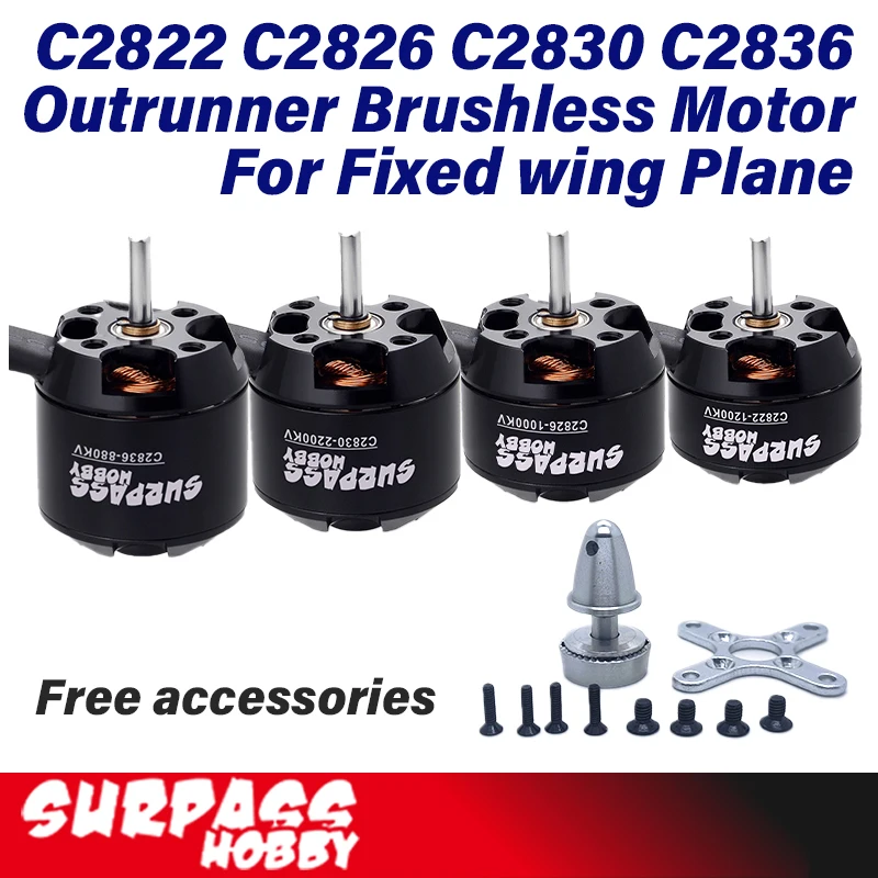 Surpass Hobby Motor sin escobillas C2836, C2830, C2826, C2822 para ...
