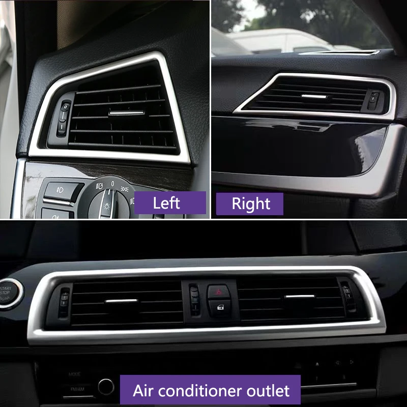 Car-Styling-Interior-Center-Control-Air-Condition-Air-Outlet-Frame ...