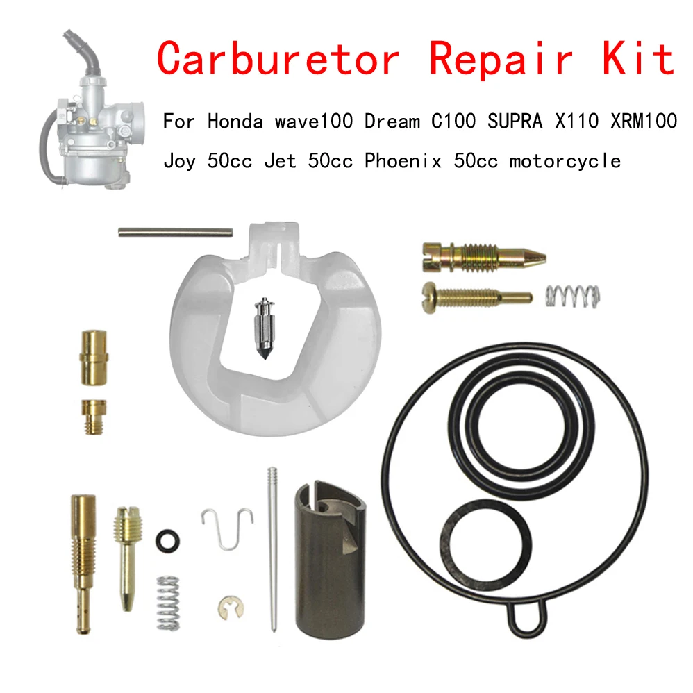 PZ19-19mm-Carburetor-Repair-Rebuild-Kit-For-Honda-wave100-Dream-C100 ...