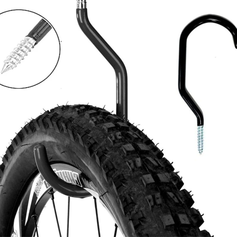 1PCS Bike Wall Stand Holder Large Road Bicycle Storage Hooks Wall Mount ...