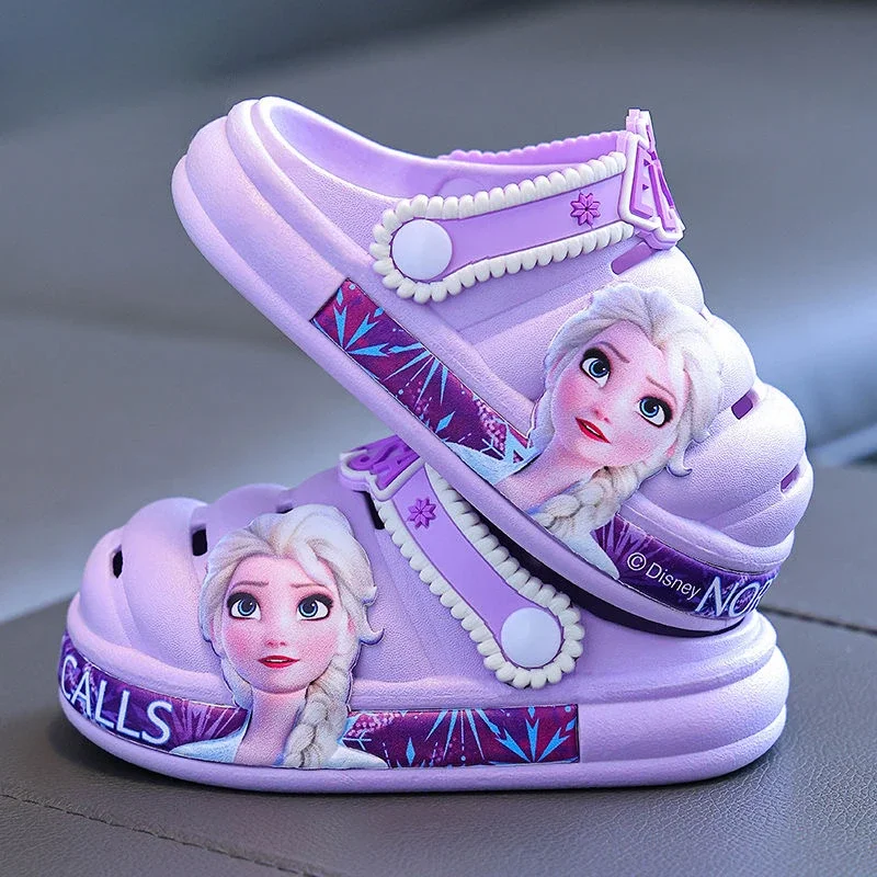 Disney-Frozen-Girls-Princess-Slippers-Cartoon-Elsa-Children-Garden ...