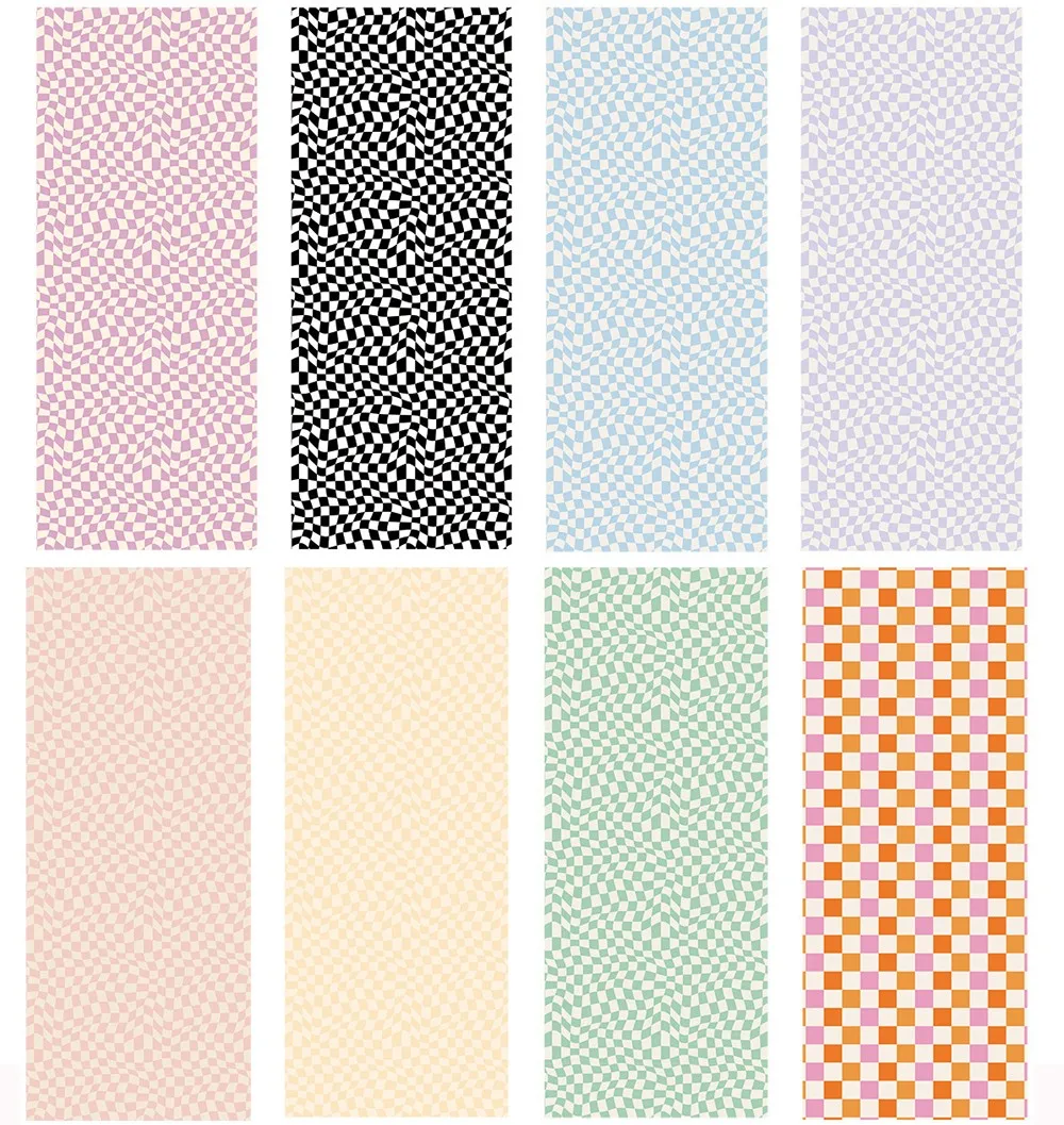 Checkerboard-Textured-Wallpaper-Classic-Furniture-Stickers-Wall ...