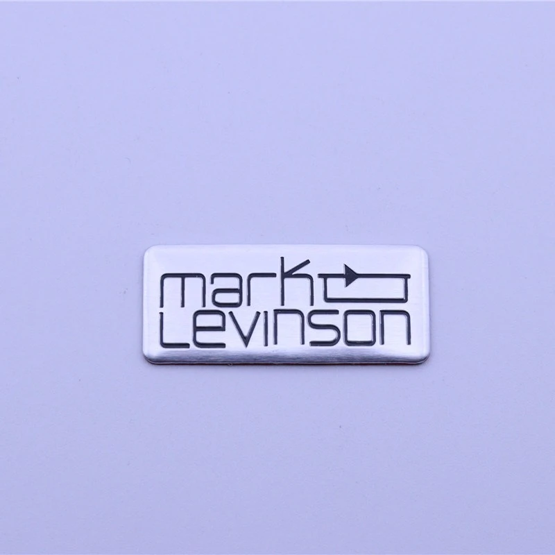 1PCS Mark Levinson logo brushed metal surface coating treatment ...