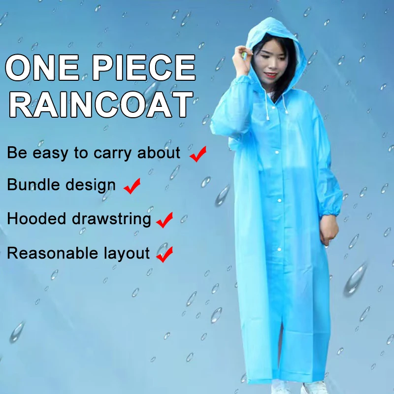 Women-Men-Outdoor-Waterproof-Jacket-Thick-PVC-Raincoat-Rain-Coat-Hooded ...