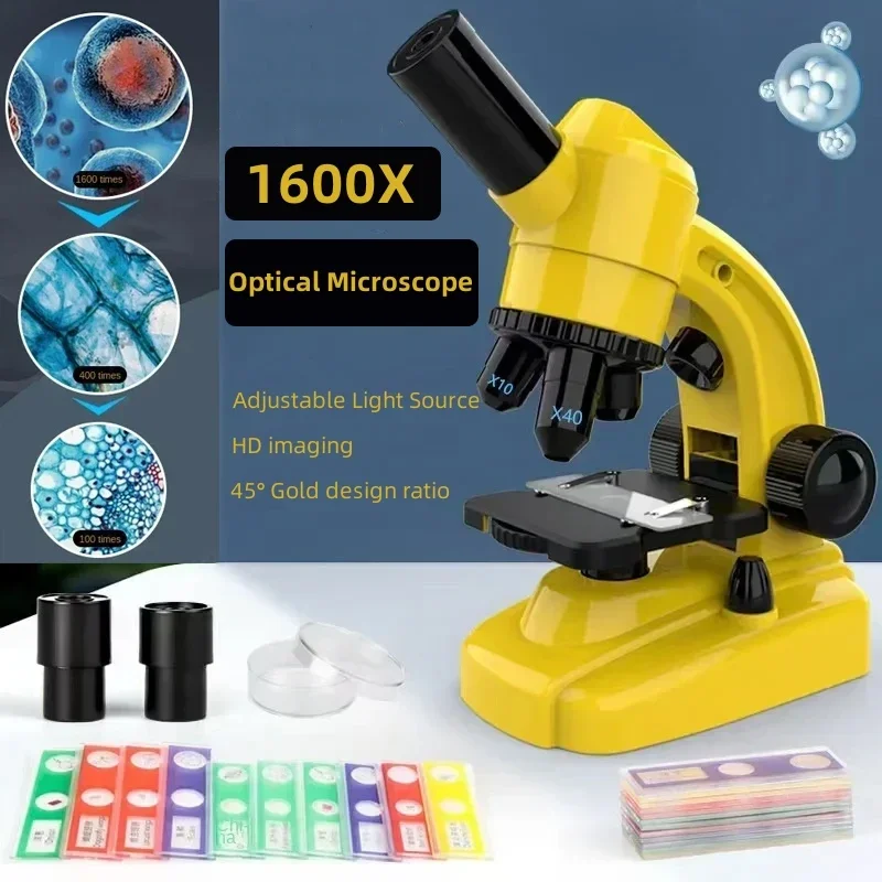 1600X-LED-Lab-Microscope-Kit-Biology-Children-Microscope-for-School-Boy ...
