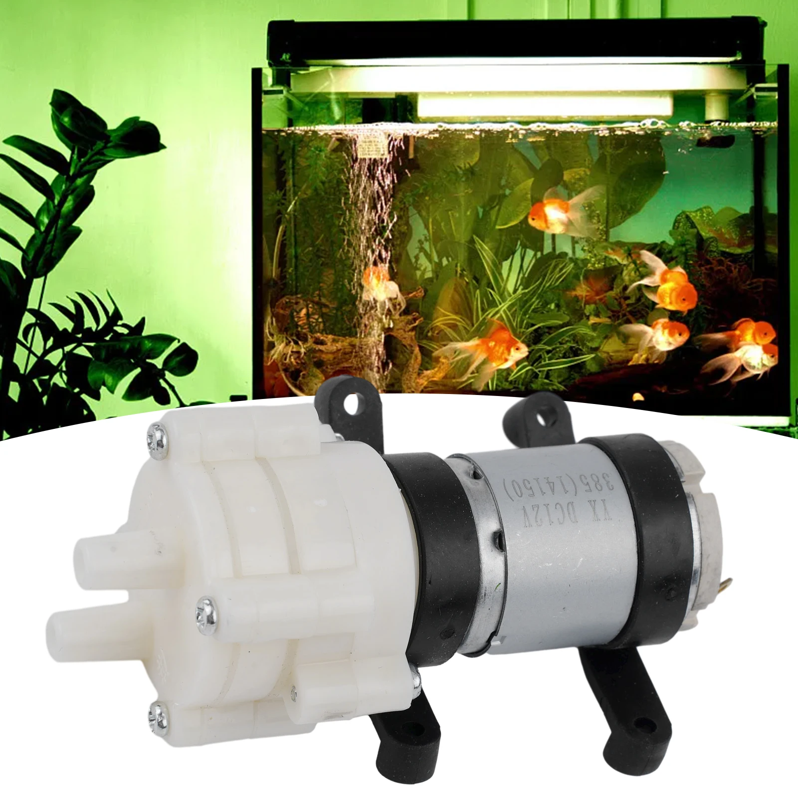R385-Aquarium-Fish-Tank-Circular-DC-Diaphragm-Pump-Aquarium-Air-Pump-Accessories-Industrial ...