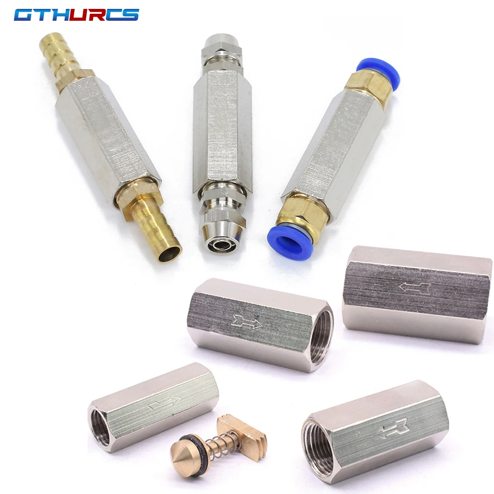 Brass-Pneumatic-Check-Valve-6mm-8mm-10mm-1-4-OD-Hose-One-Way-Valve-Air ...