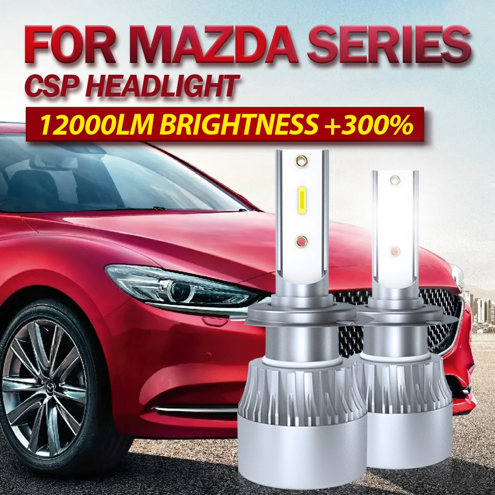 Car LED Headlight H7 Bulbs H11 H4 H13 H1 9004 9005 9006 9007 High Low ...