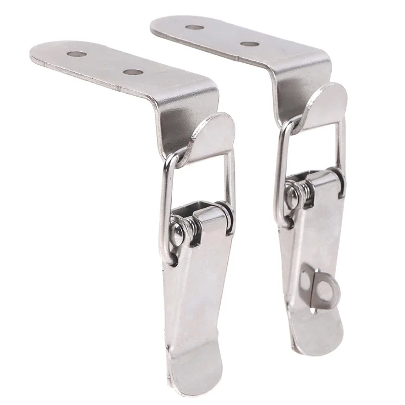 2pcs-90-Degrees-Duck-mouth-Buckle-Hook-Lock-Stainless-Steel-Spring ...