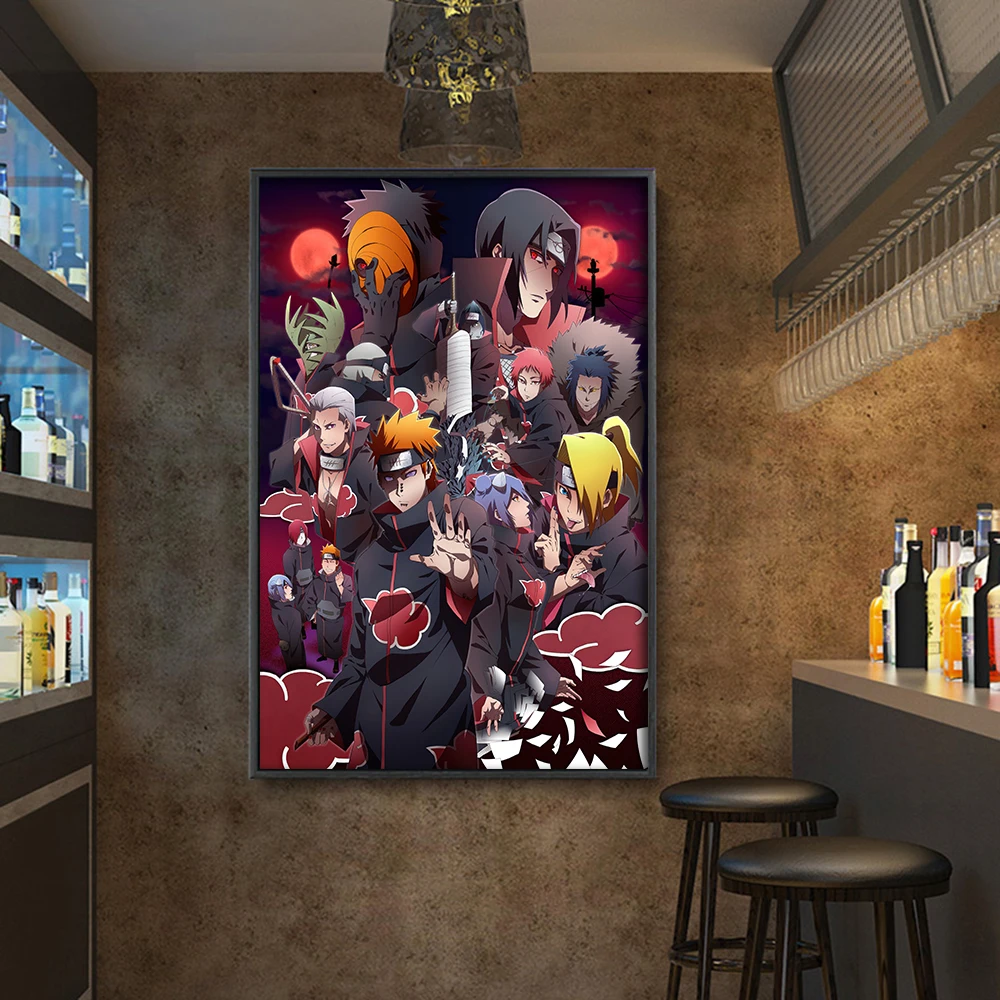 Anime-periferiche-Naruto-Poster-Akatsuki-Cartoon-Figure-Pain-Uchiha ...