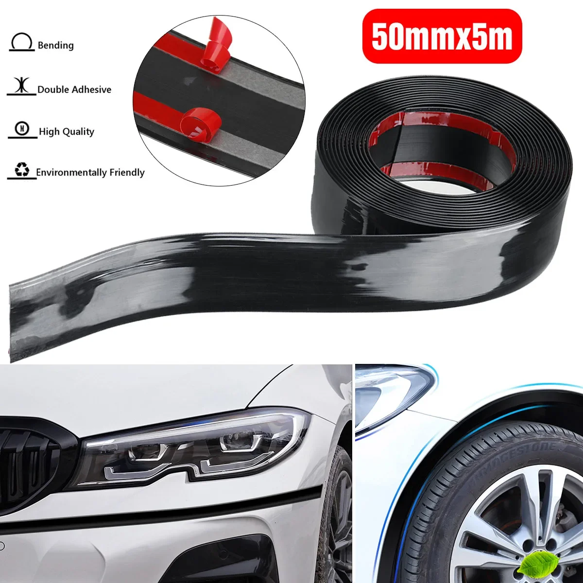 Car-Styling-Moulding-Cover-Trim-Strip-Door-Edge-Auto-Body-Side-Mirror ...