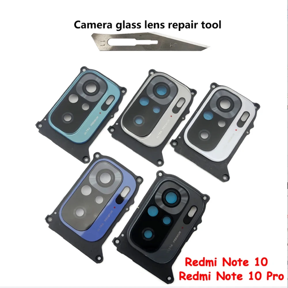 Camera-Glass-Lens-For-Redmi-Note-10S-10-Pro-Camera-Glass-With-Frame ...