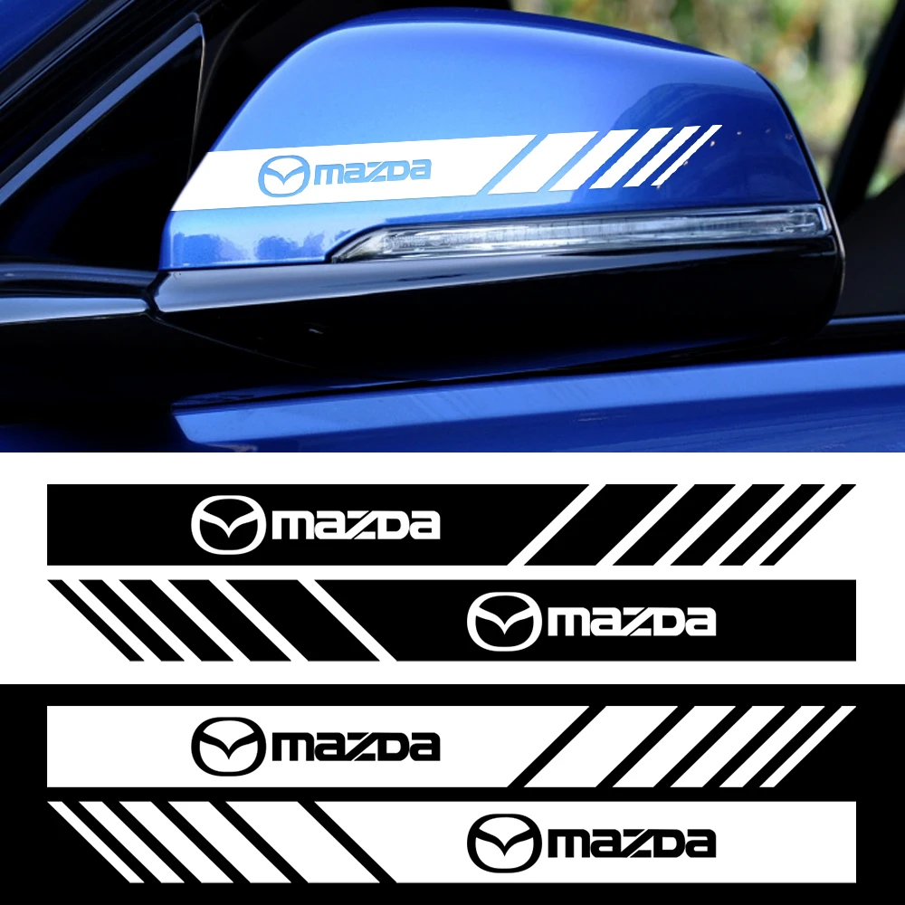 Car Styling Logo Side Rearview Mirror Body Decoration Sticker Decal For ...