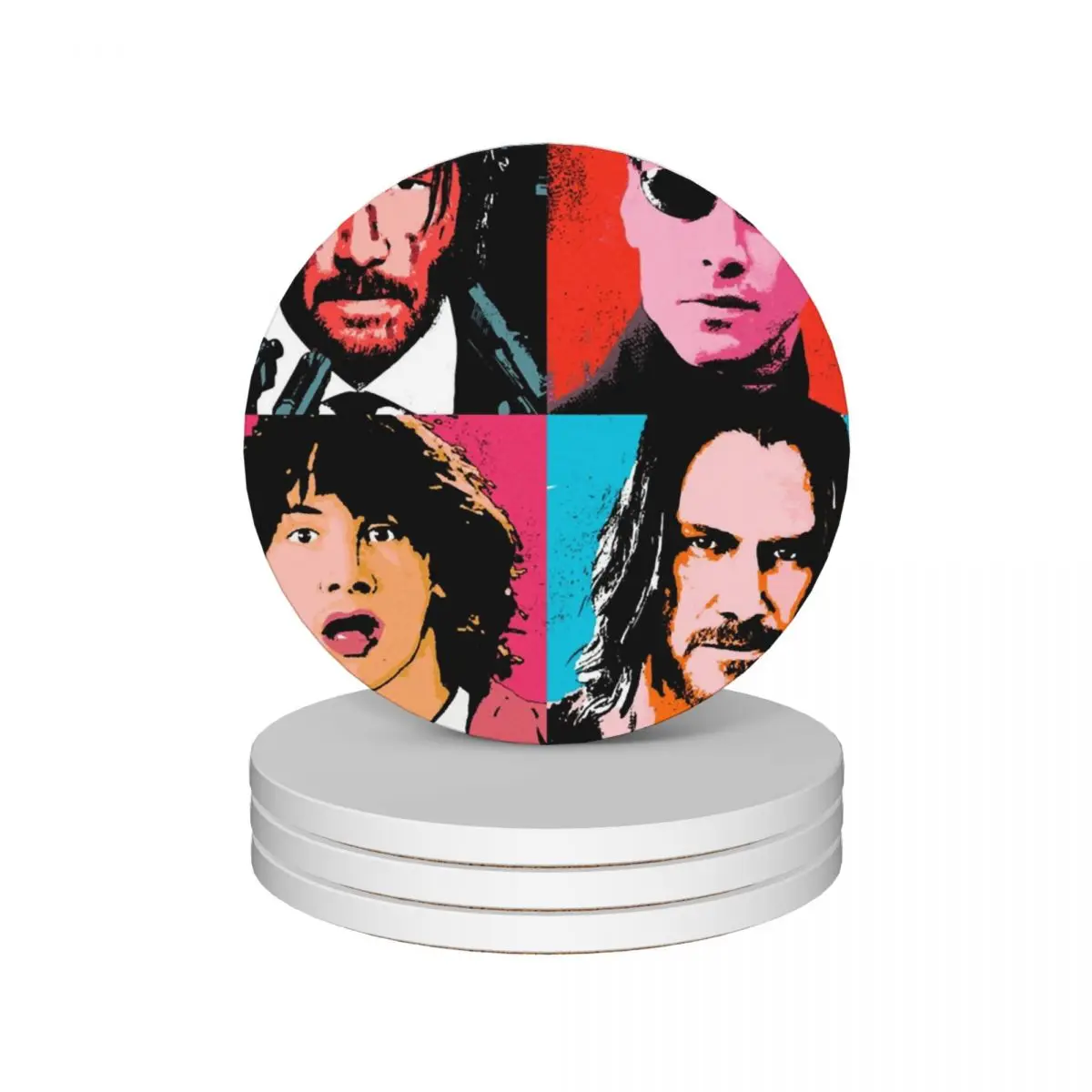 Keanu-Reeves-Halloween-Christmas-Wick-warhol-Classic-Ceramic-Coasters ...