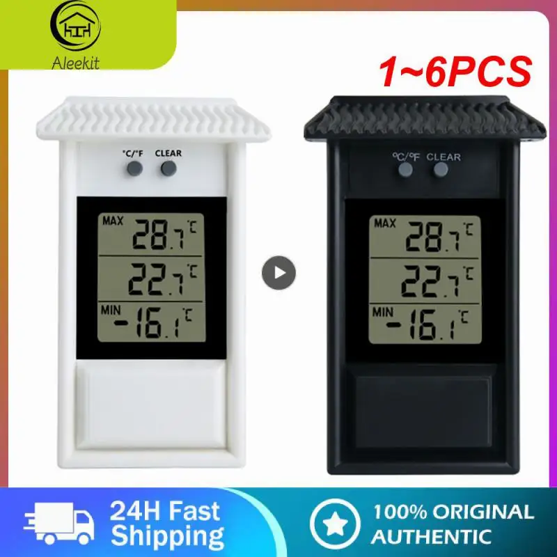 1~6PCS Digital Thermometer Home Indoor Outdoor Temperature Monitor -20 ...