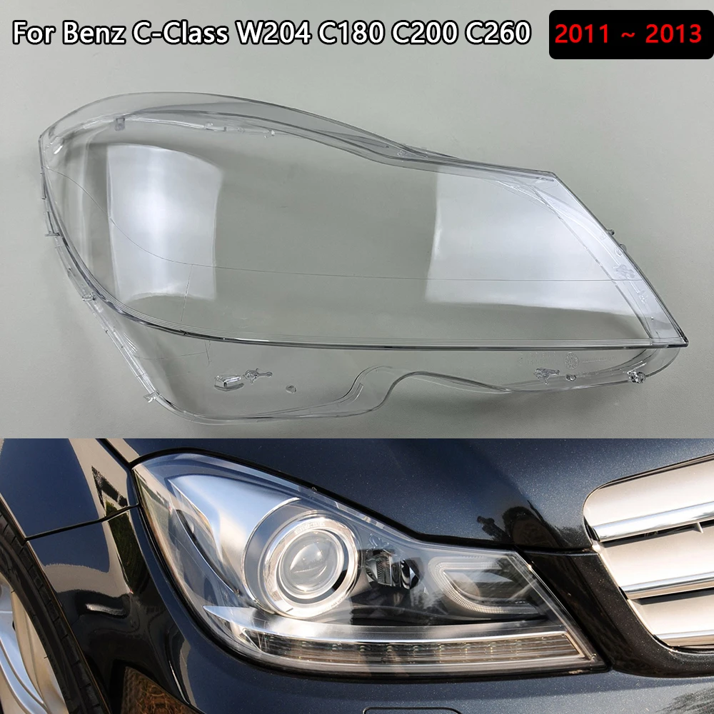 Front Headlight Glass Cover Headlamps Transparent Shell Lens Case For ...