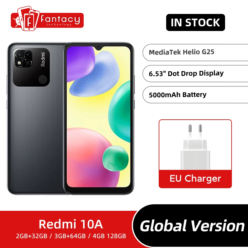 Xiaomi-Redmi-10A-ROM-Global-Tela-Grande-MTK-Helio-G25-Octa-Core-C-mera ...