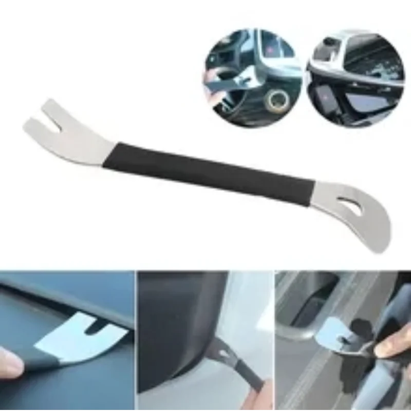 1pc Car Interior Installation Removal Tool Stainless Steel Pry Plate ...
