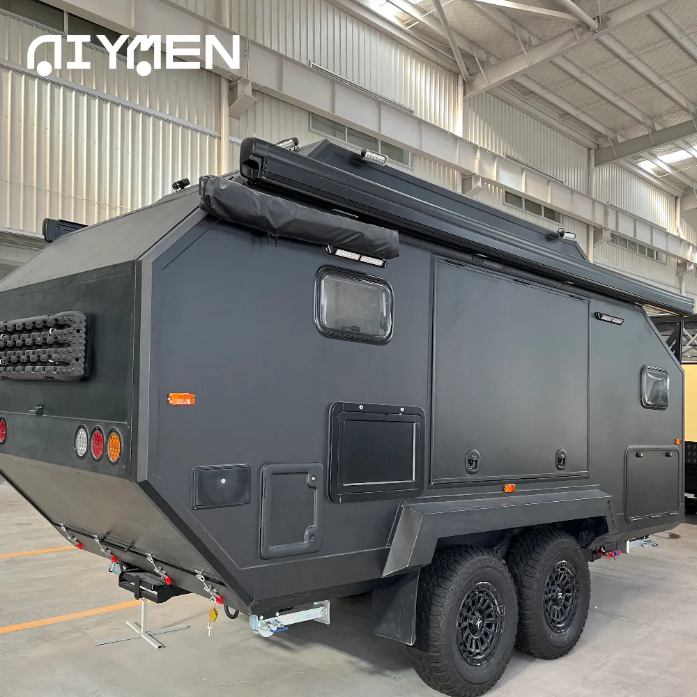 Luxury 4x4 RV Hybrid Aluminum & Fiberglass Off-Road Travel Trailer With ...