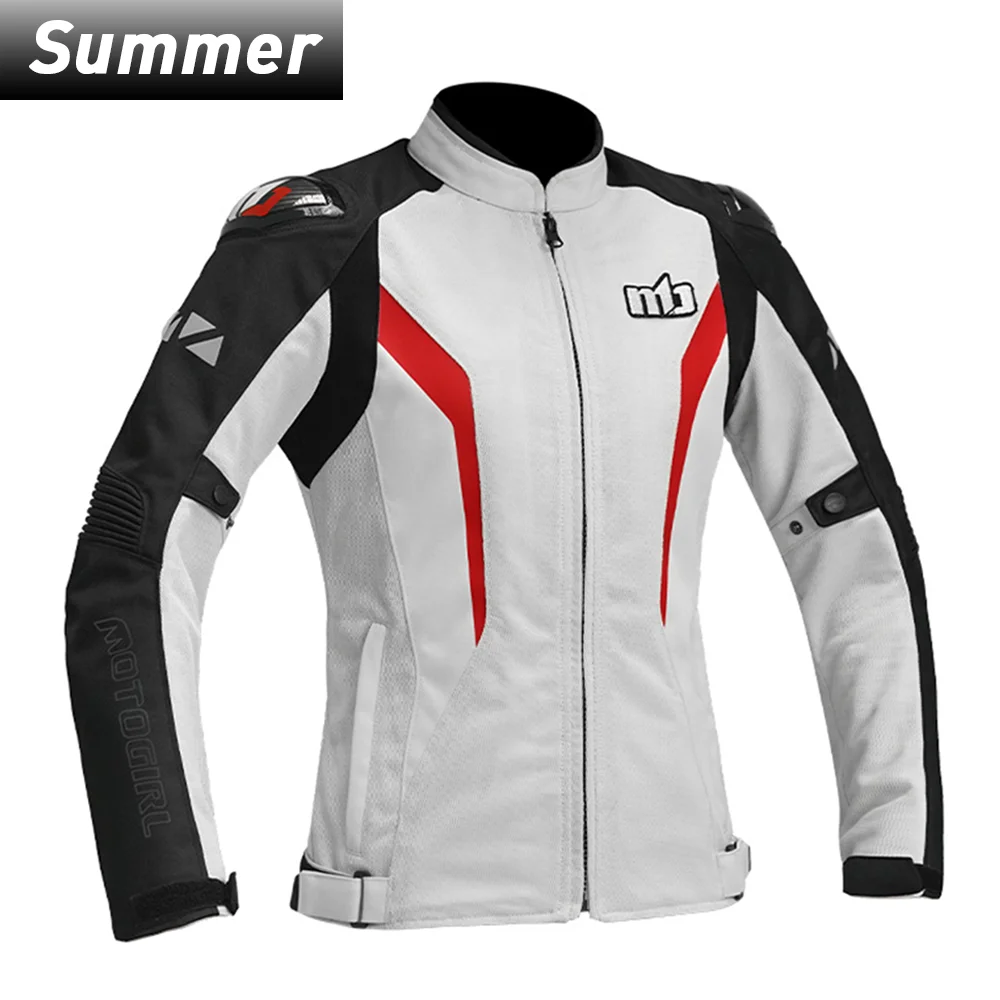 White Mesh Motorcycle Jackets