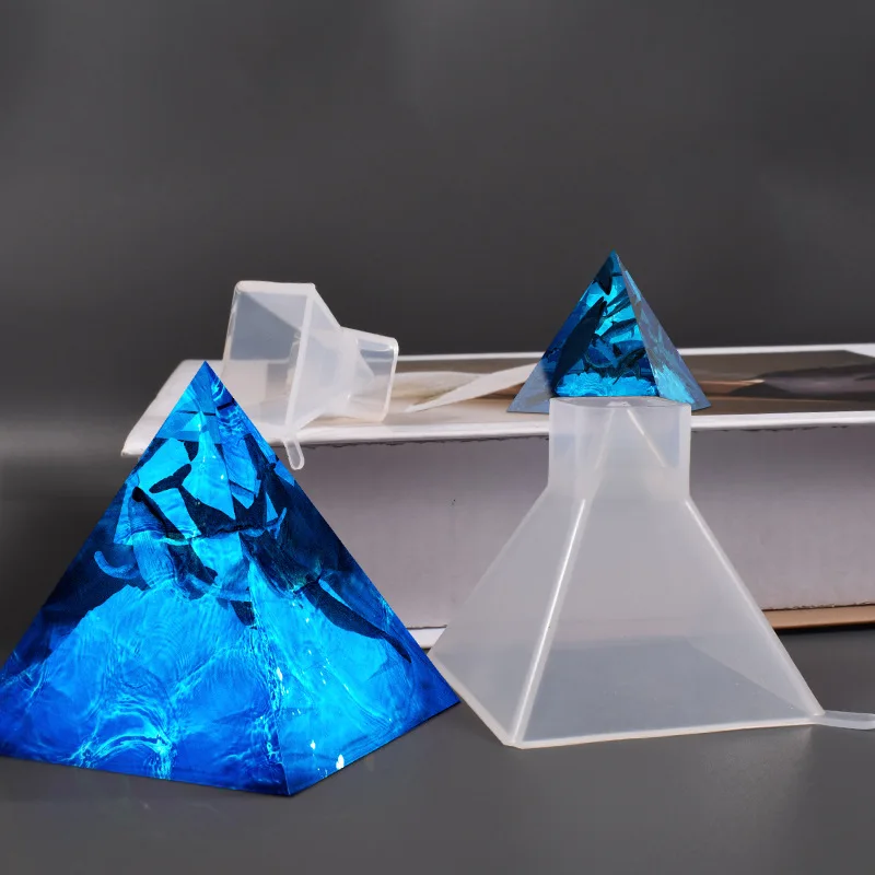 Pyramid-Triangle-Silicone-Mold-Geometry-UV-Epoxy-Resin-Casting-Mould ...