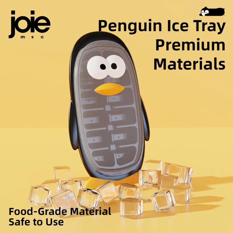 Joie-Cute-Penguin-Ice-Cube-Tray-Food-Grade-Freezer-Box-for-Ice-Making ...
