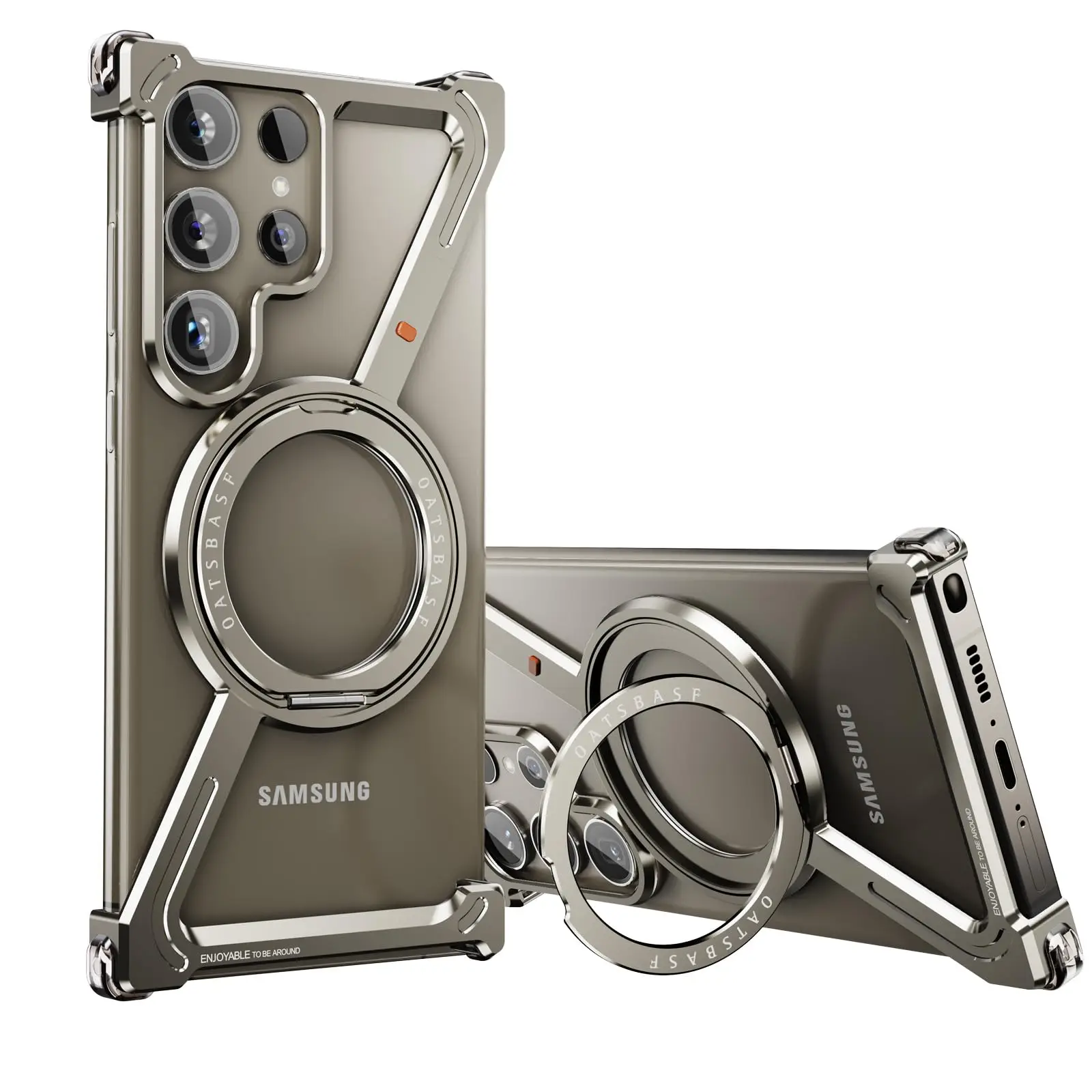 Aluminum-Alloy-Rimless-Magnetic-Phone-Case-For-Samsung-Galaxy-S24-Plus ...