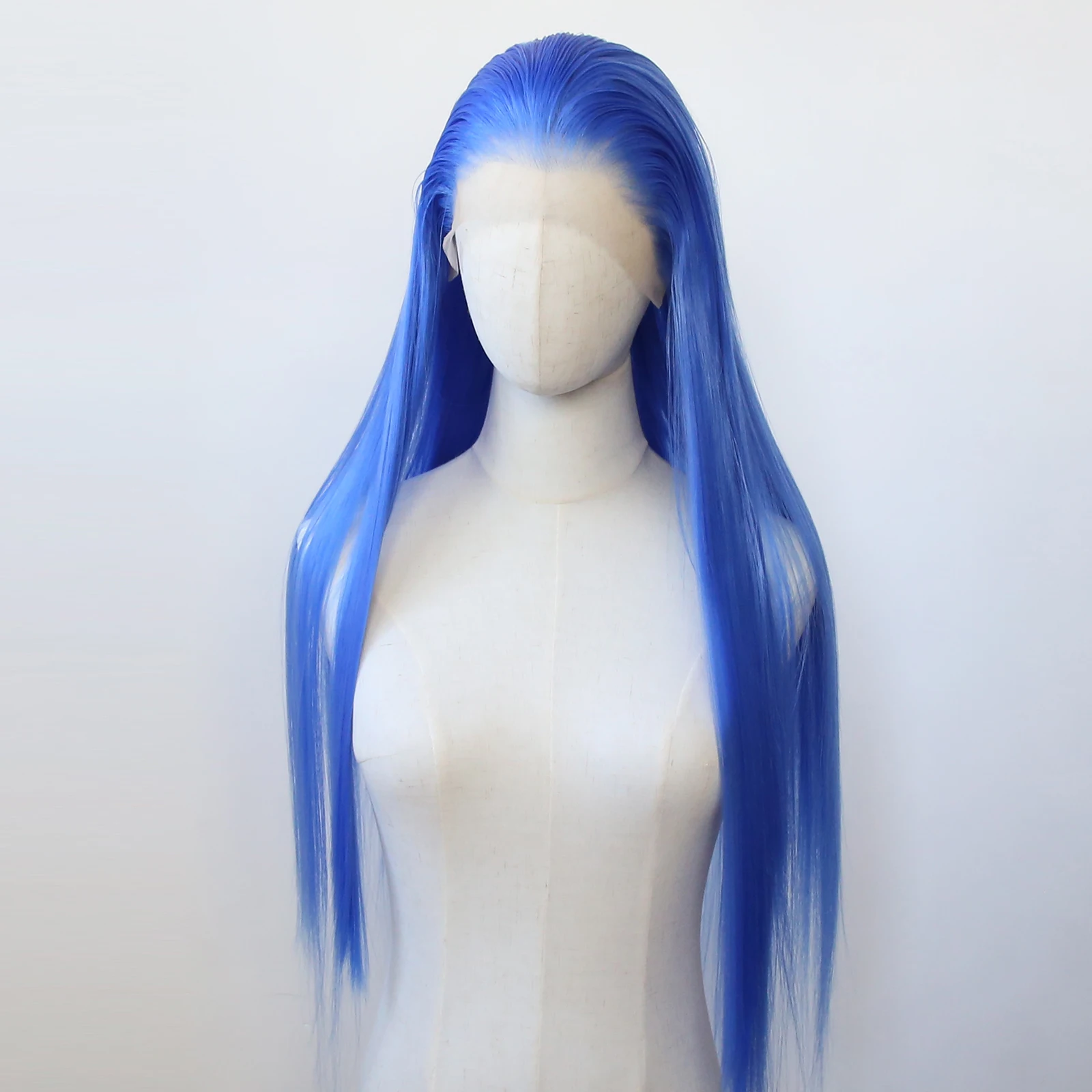 Blue-Wig-13x4-Synthetic-Lace-Front-Wig-Long-Straight-Blue-Lace-Front ...