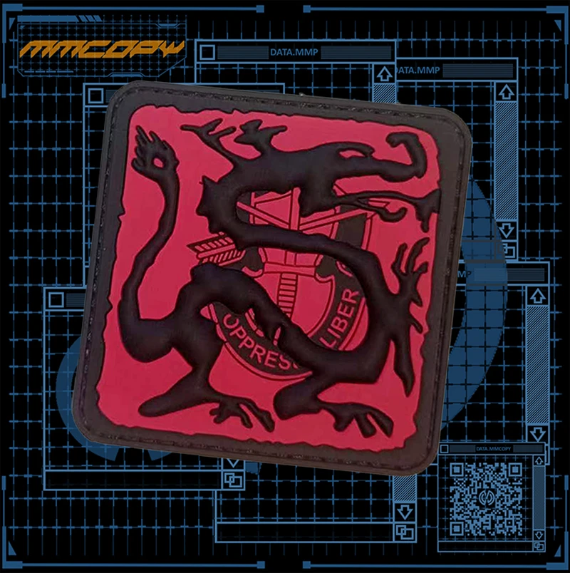 Ronin Tactics 3D PVC Patches Dragon Rubber Military Badges For Clothing ...