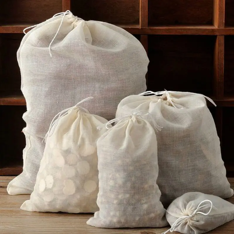 5-pc-100-Cotton-Cloth-Bag-Spice-Strainer-Mesh-Filter-Herbal-Ball ...