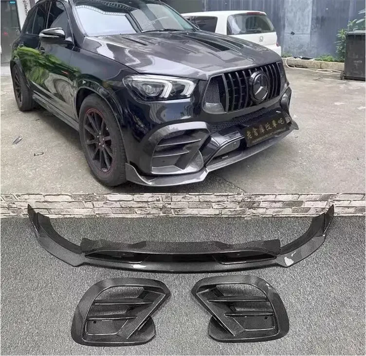 Front-bumper-Lip-For-Mercedes-Benz-GLE63-SUV-AMG-2020-2023-Spoiler-Lid ...