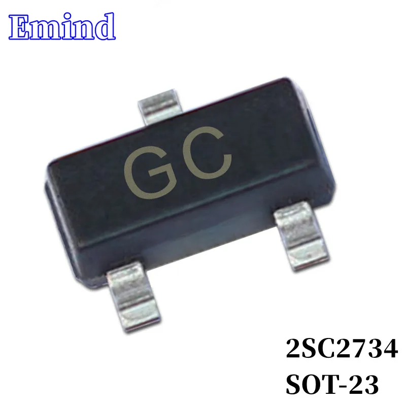 100-200Pcs-2SC2734-SMD-Transistor-Footprint-SOT-23-Silkscreen-GC-Type ...