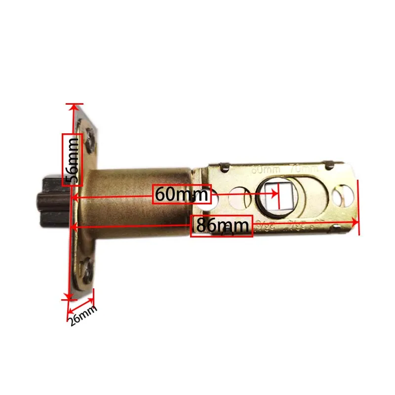 60/70mm Adjustable Lock Body For Smart Lock - Fingerprint Lock - AliExpress