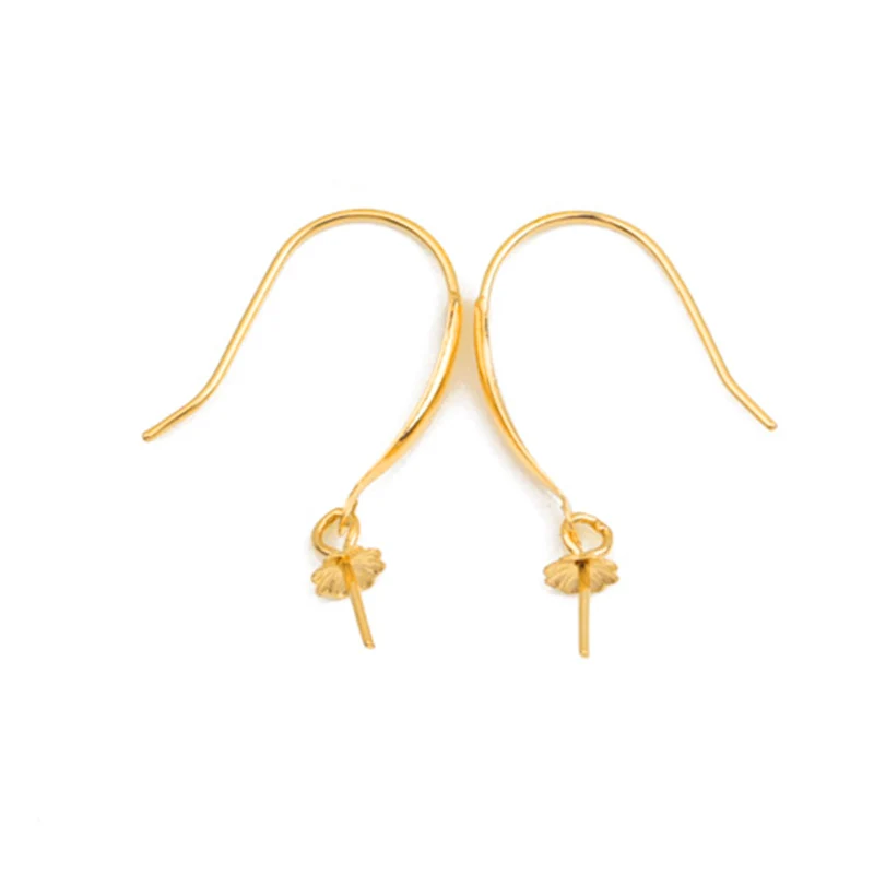 NYMPH-DIY-Earring-Accessories-G18k-Gold-Earring-Hook-Pearl-Au750 ...