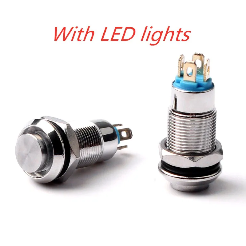 8mm-Waterproof-Latching-Maintained-High-Round-Stainless-Steel-Metal ...